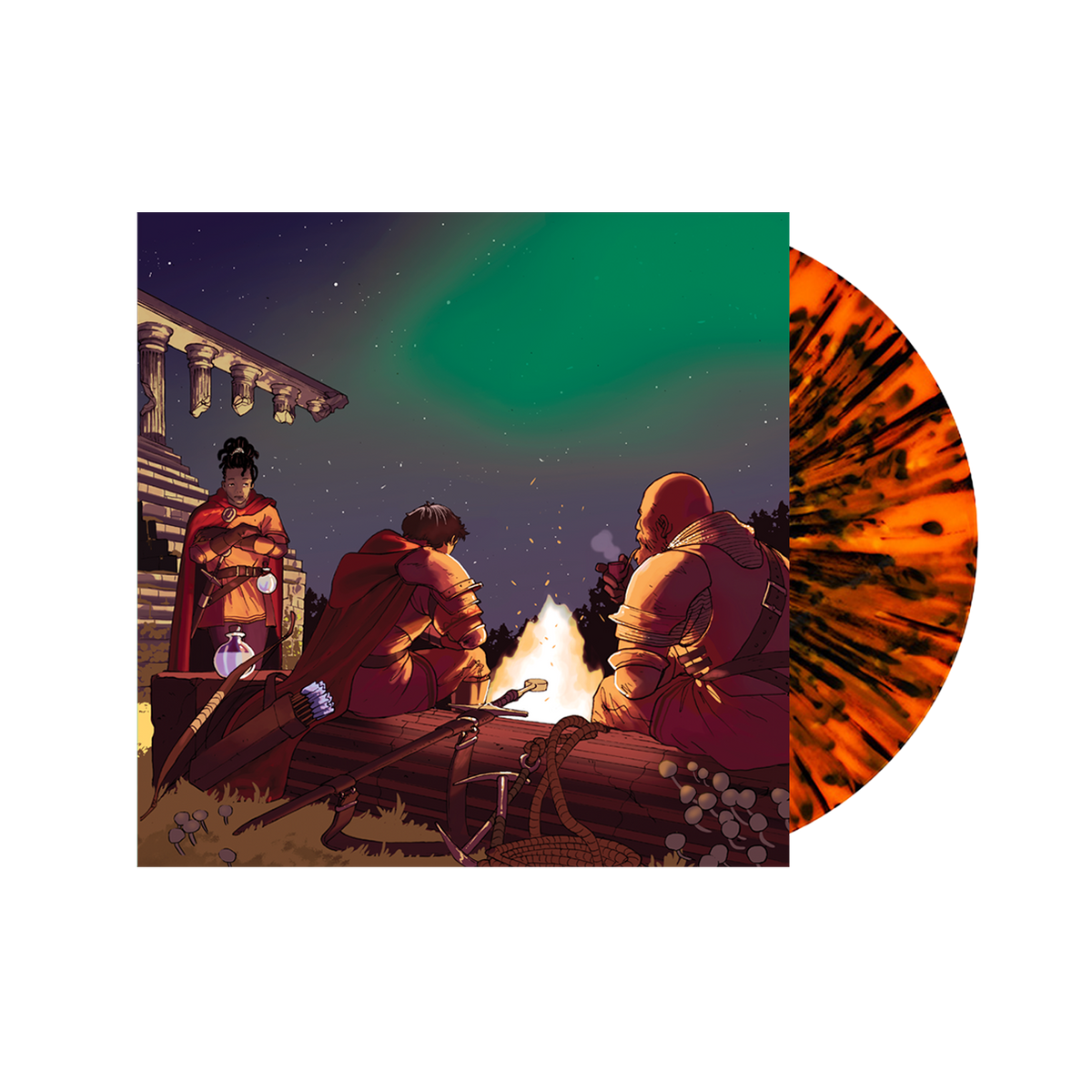 LIMITED - Tales From Cazilor Orange Flame Splatter Vinyl – Naethan Apollo